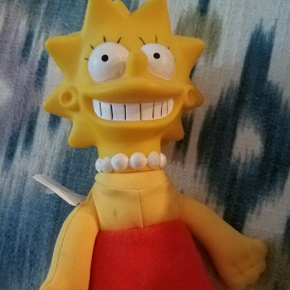 Simpsons | Toys | The Simpsons Lisa Simpson Plush Doll Plastic Head ...